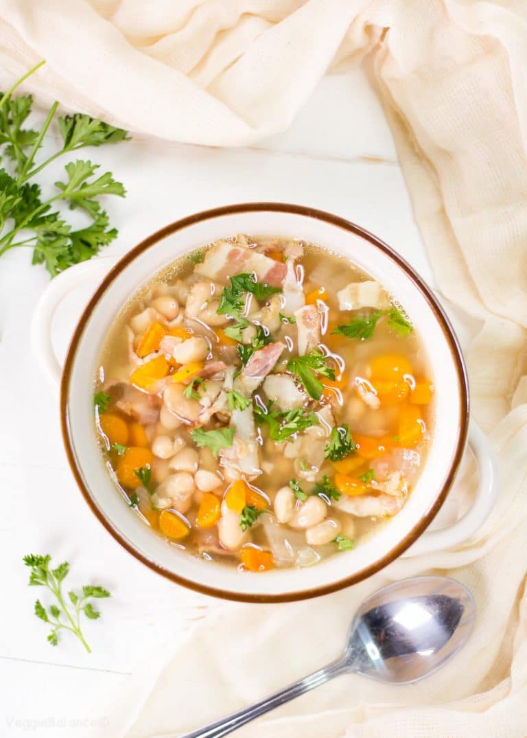 Delicious Bean and Bacon Soup Recipe (Campbells Copycat)